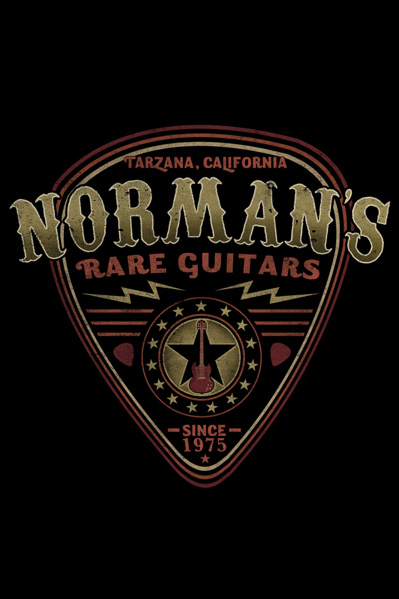 Lightning Pick T-Shirt – Norman's Rare Guitars